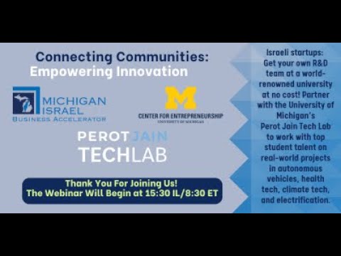 Connecting Communities: Empowering Innovation with Perot Jain Tech Lab at U of M