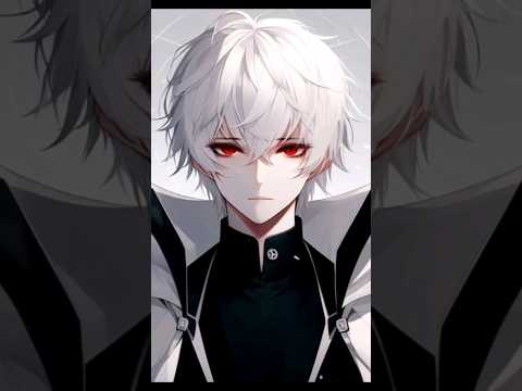 Boy anime with white hair and red eyes #request ❤✌