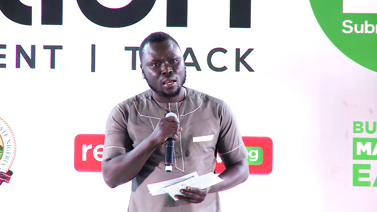Kolade Ige speaks on his business experience with the PEBEC reforms at the L.I.T. sub-national tour.