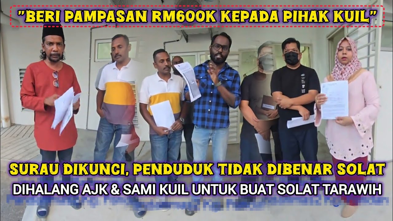 SURAU PANDANMAS 2 DIKUNCI HALANG PENDUDUK SOLAT TARAWIH, PIHAK PENGURUSAN TAMPIL BERI PENJELASAN