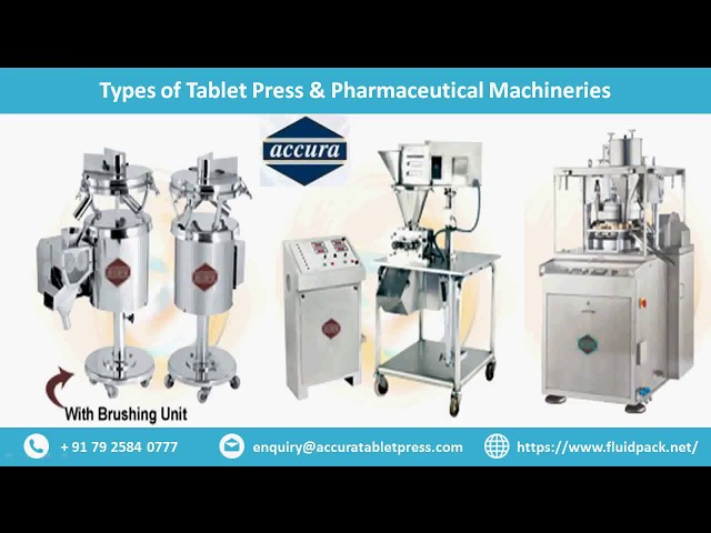 Tablet Making Machines - High Speed Double Rotary Tablet Press ...
