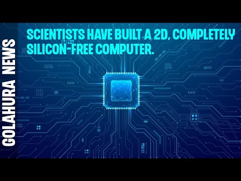 Scientists have built a 2D, completely silicon-free computer.