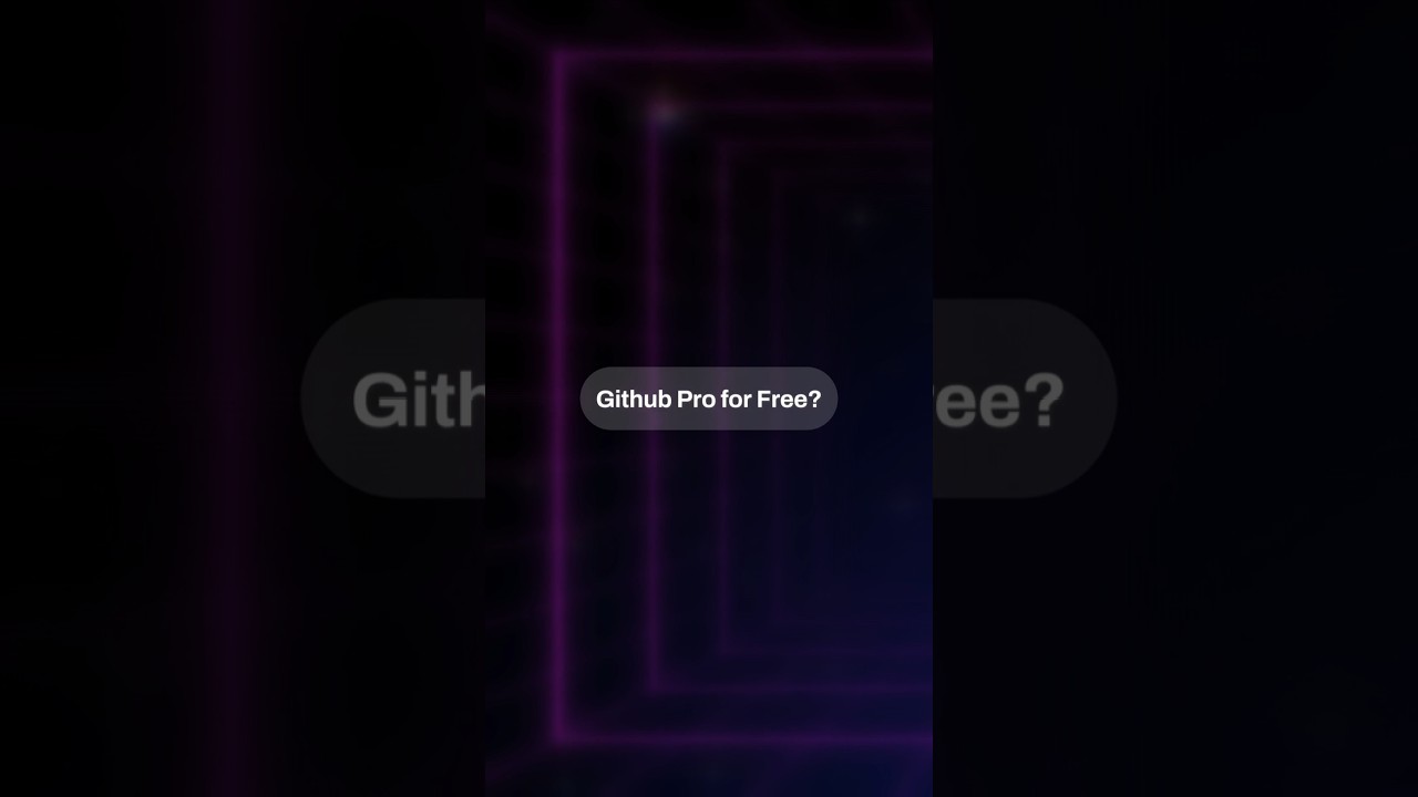 How I Got GitHub Pro For FREE! 🎓 (Student Pack Hack)