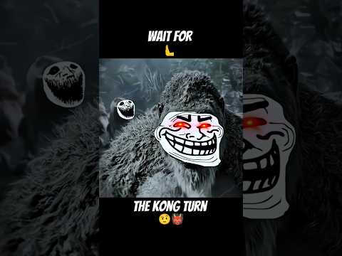 Kong tore it right in the middle|🤯👹|#shorts#trollfaceedit#kong#godzillaxkongthenewempire#monster