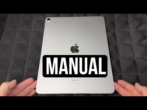 New iPad Air 13” - (6th Generation) - M2 - Manual Guide for Beginners | How to Use iPad Air