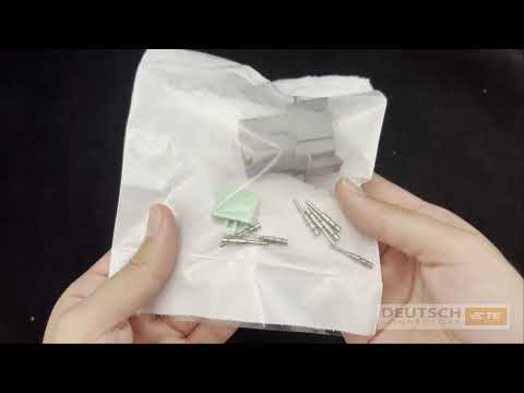 Deutsch DT8MP-1 Series 8 Way Receptacle Connector Kit with Green Band Contacts | Deutsch Connectors