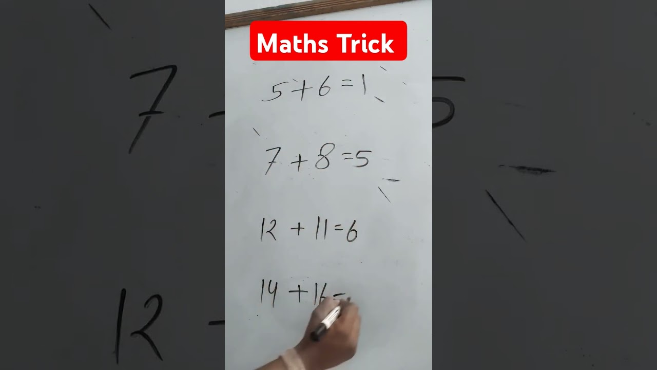 Maths Trick #trending #viraltrick #shortvideo  #viral #shorts #mathtrick #reels #maths