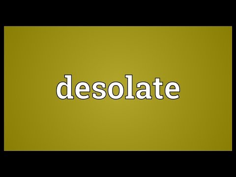 Desolate Meaning