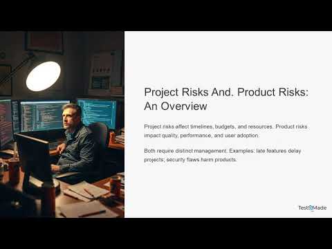 Project Risks And Product Risks