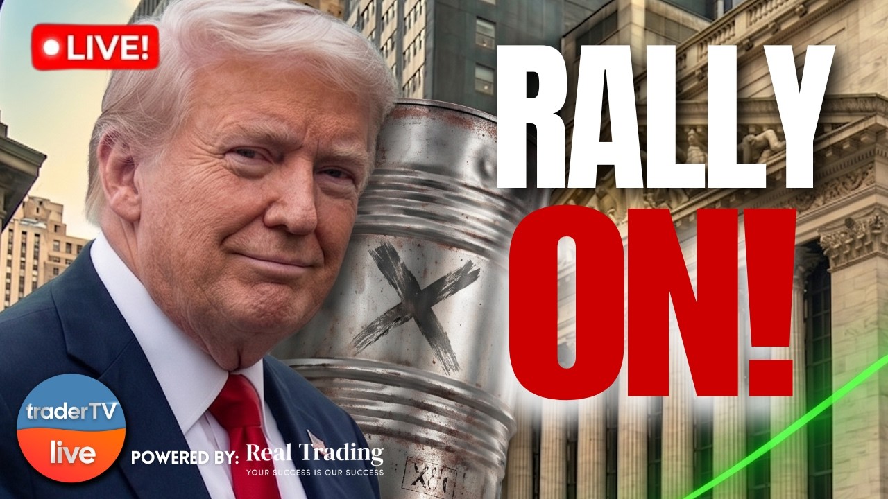 Stocks Rip as Ceasefire Extended 🚀 $SPY Climbs, Risk-On Builds | Stock Market Live