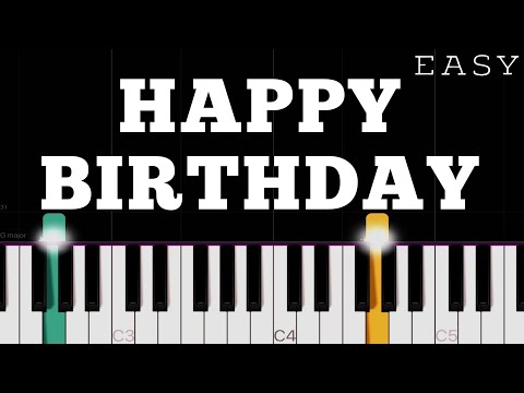 Happy Birthday To You | EASY Piano Tutorial