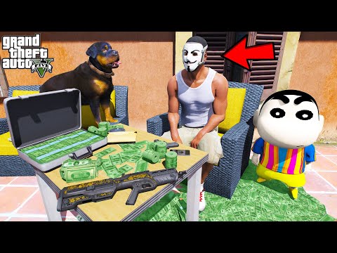 Franklin Anonymous Hacker Finally Found Shinchan And Chop In GTA 5!