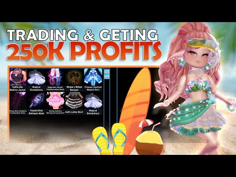 GETTING *240K* PROFIT FROM TRADING?! 🏰 Royale High Trading #53