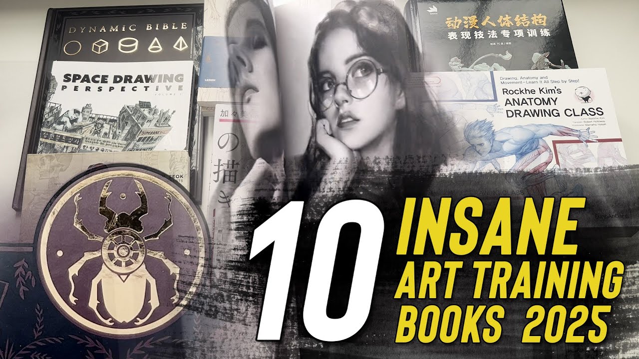 Reviewing 10 INSANE Art Training Books (2025) #art #bookreview #2d #anime