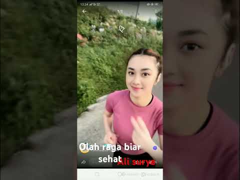 cewek cantik joging