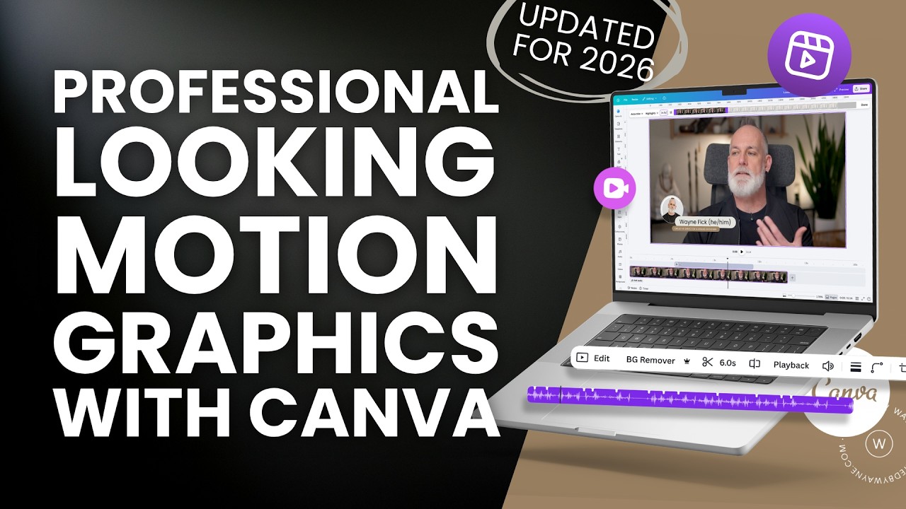 Make Your Videos Look PROFESSIONAL with Canva Motion Graphics