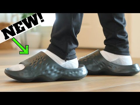 CHEAPER YEEZY SLIDE Alternative! New Balance Fresh Foam MRSHN Slides Review