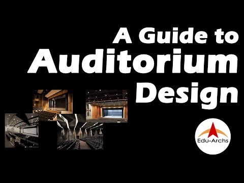 A Guide to Auditorium Design | Edu-Archs