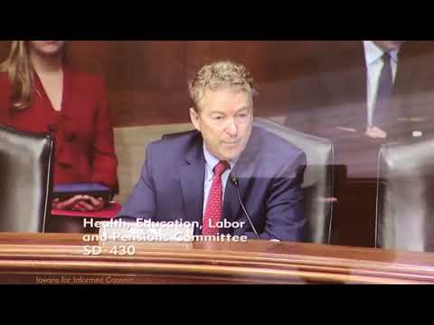 Senator Rand Paul Stands for Liberty at H.E.L.P. Hearing