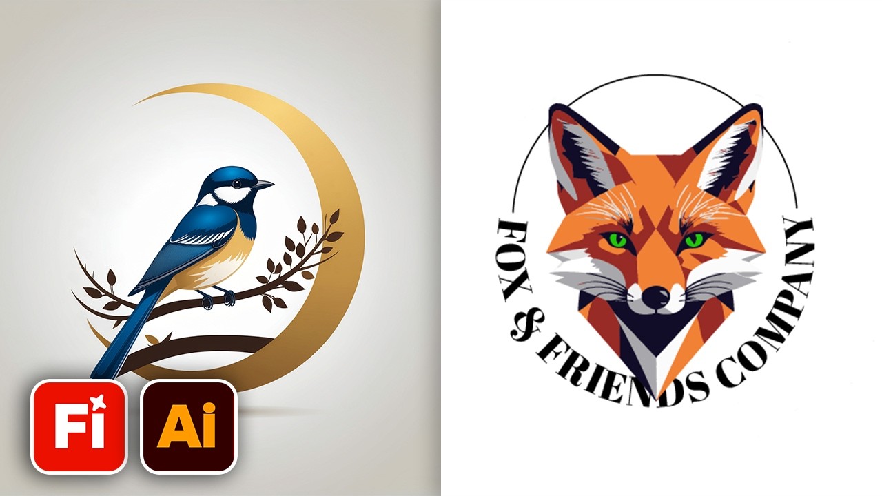 From AI Logo Idea to Vector Logo (Complete Adobe Firefly + Illustrator Workflow)