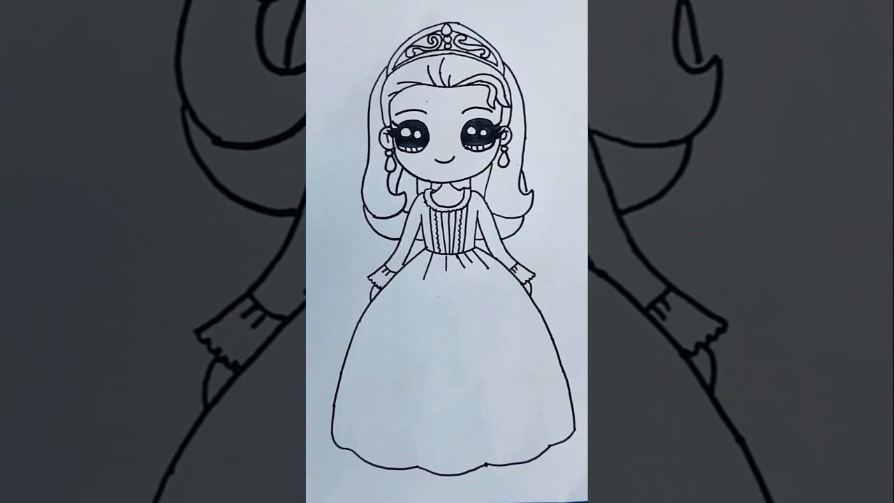How To Draw Princess Amber #shorts #trending #drawing #art #youtubeshorts #ytshorts #princess #amber
