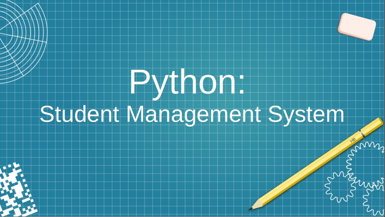 Python: example code for Student Management System