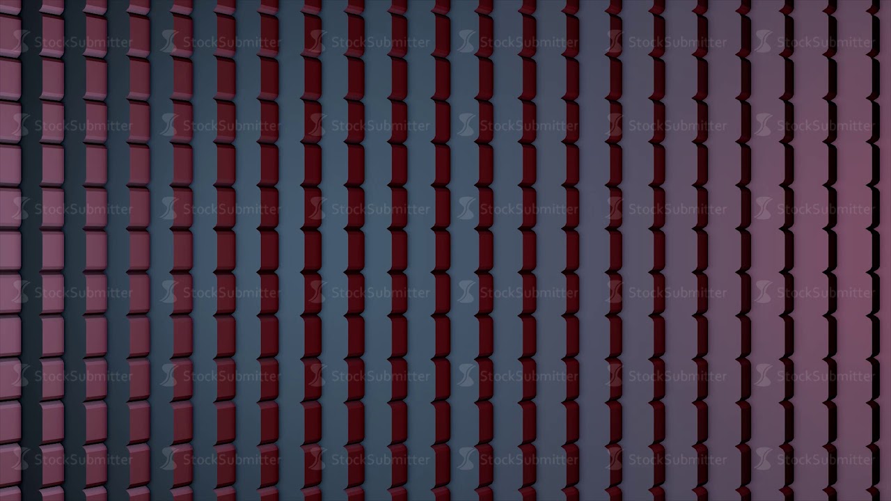 Abstract cubes random motion, 3d Loopable Animation. Abstract cubes move, 3d animation