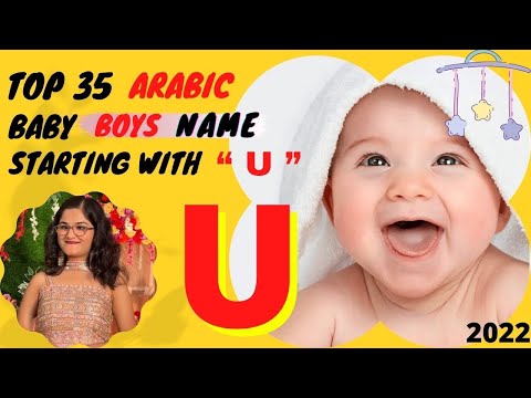 Modern Arabic Baby Boys Name With The Letter "U" | Trending Islamic Baby Boy names with meaning