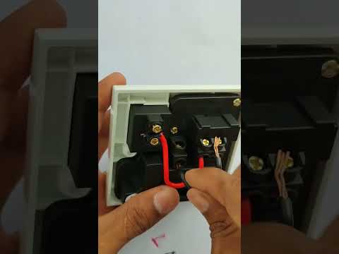 3 Pin socket connection, Combined connection. #electrical #electric #sockets #Electric And Plumber