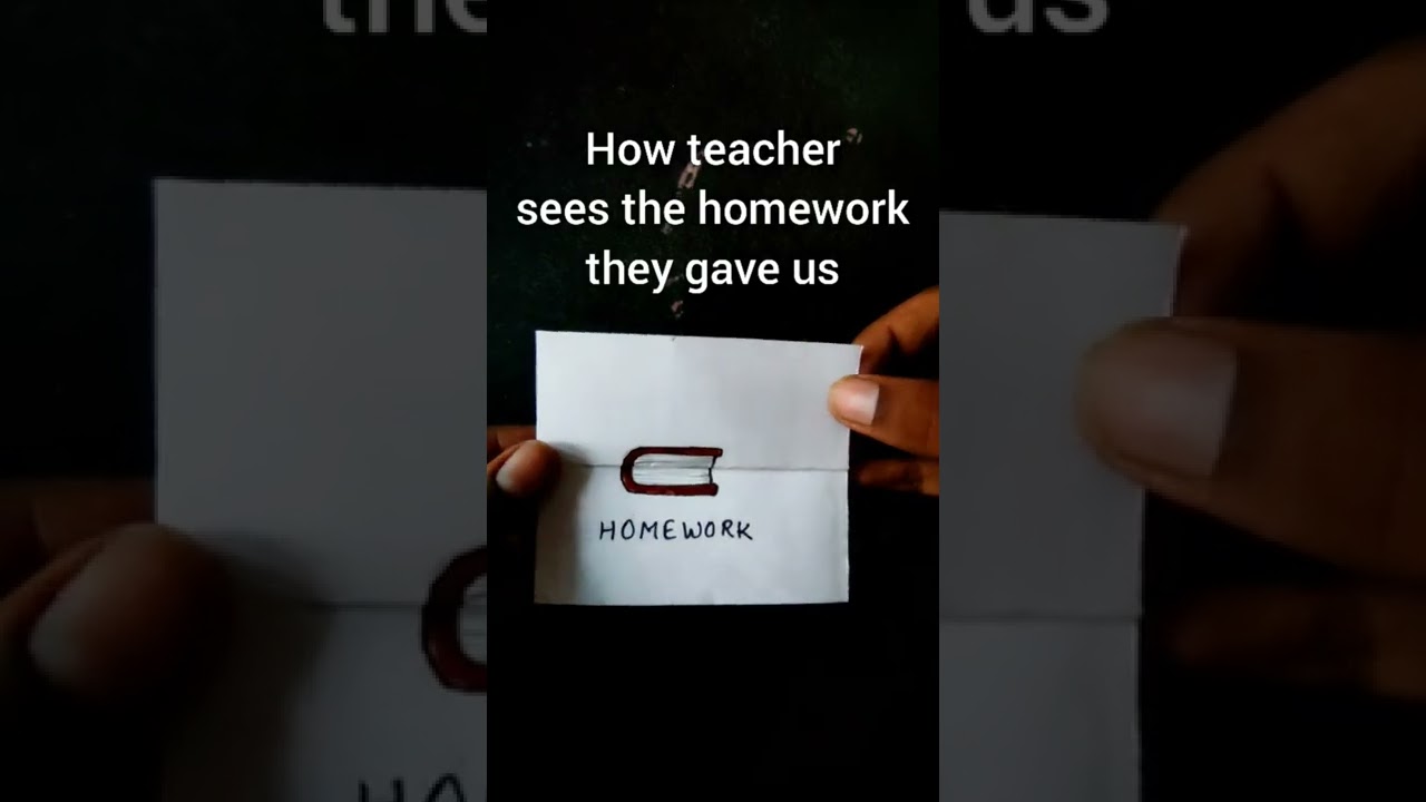 Teachers Vs Students : Homework😂😂#shorts#homework#art