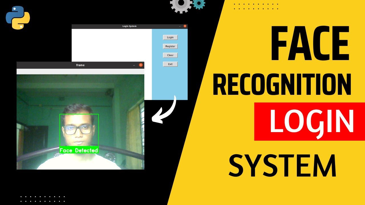 Face Recognition Login System using Python and MySQL | Tkinter Project | Machine Learning | PySeek