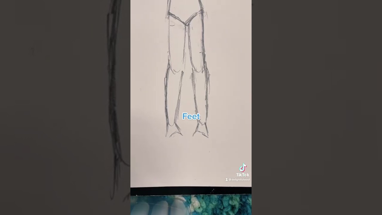 Body tutorial!  #bodytutorial #art #youngartist #artistsoftiktok #artimprovement #tutorial