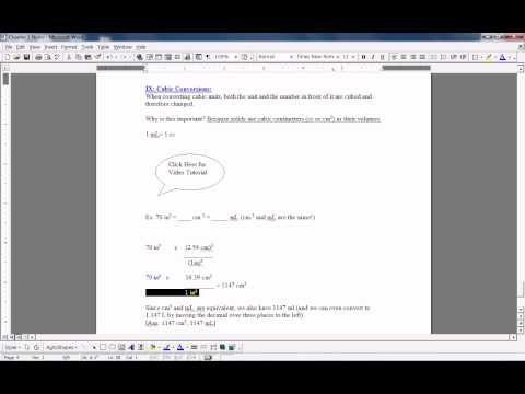 Cubic Units | ChemistryBytes.com