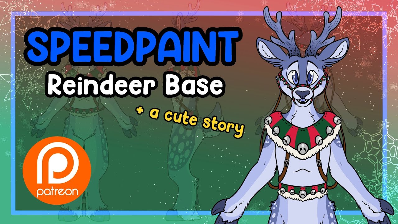 [SPEEDPAINT] Reindeer Ref Sheet Base