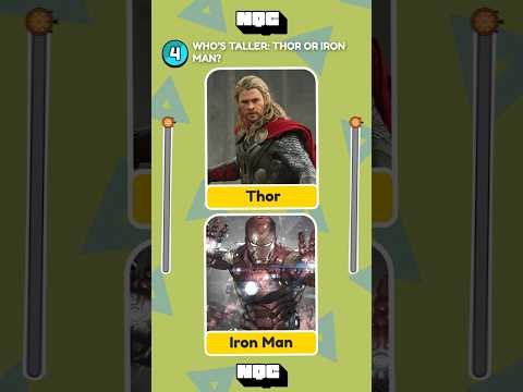 Can You Guess Who’s Taller? Superhero Edition!