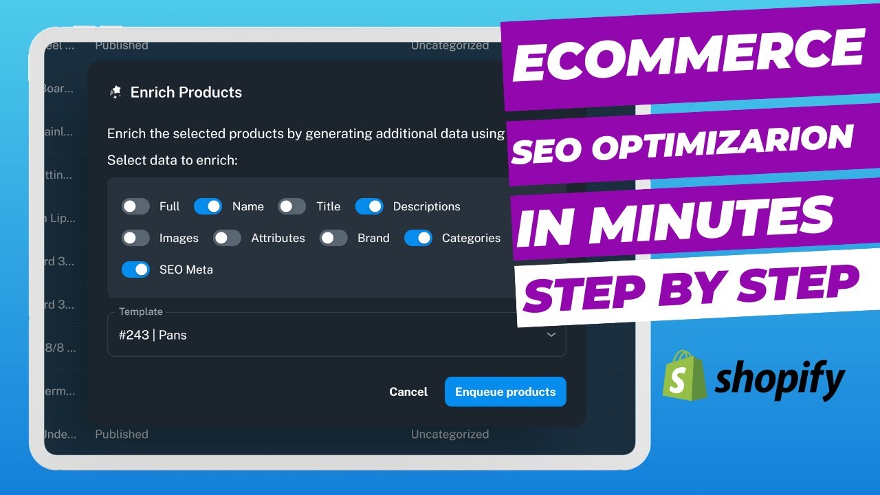 Shopify SEO Optimization With Naper.ai - Add SEO to Catalog Pages in Minutes!