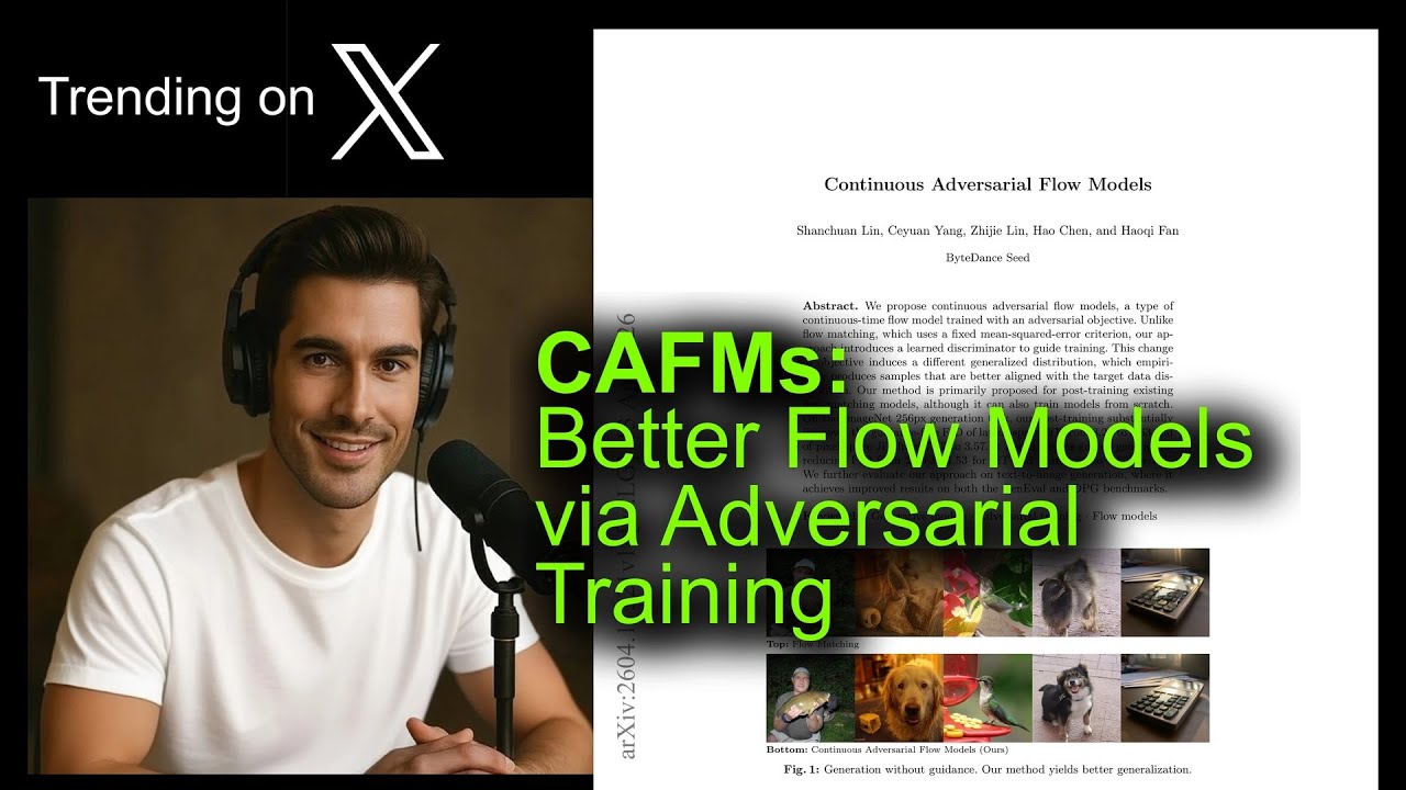 CAFMs: Better Flow Models via Adversarial Training
