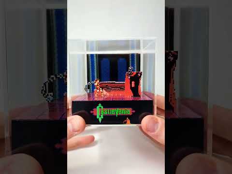 Castlevania Simon vs Dracula in Paper