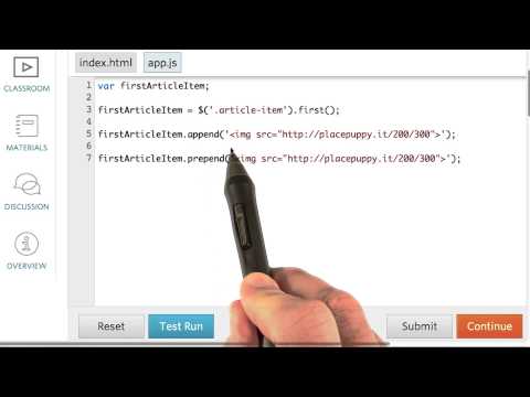 Learn Appending Child Elements Intro to jQuery - Mind Luster