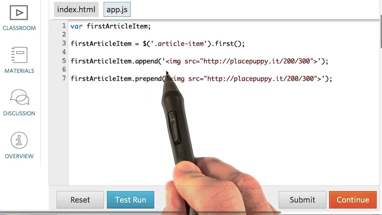 Appending Child Elements - Intro to jQuery