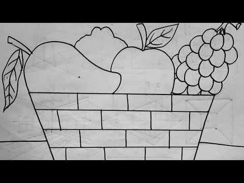 55. FRUIT BASKET DRAWING