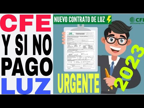 Y SI NO PAGO MI LUZ CFE, qué puede pasar? Cuidado nadie te lo dice atentos.
