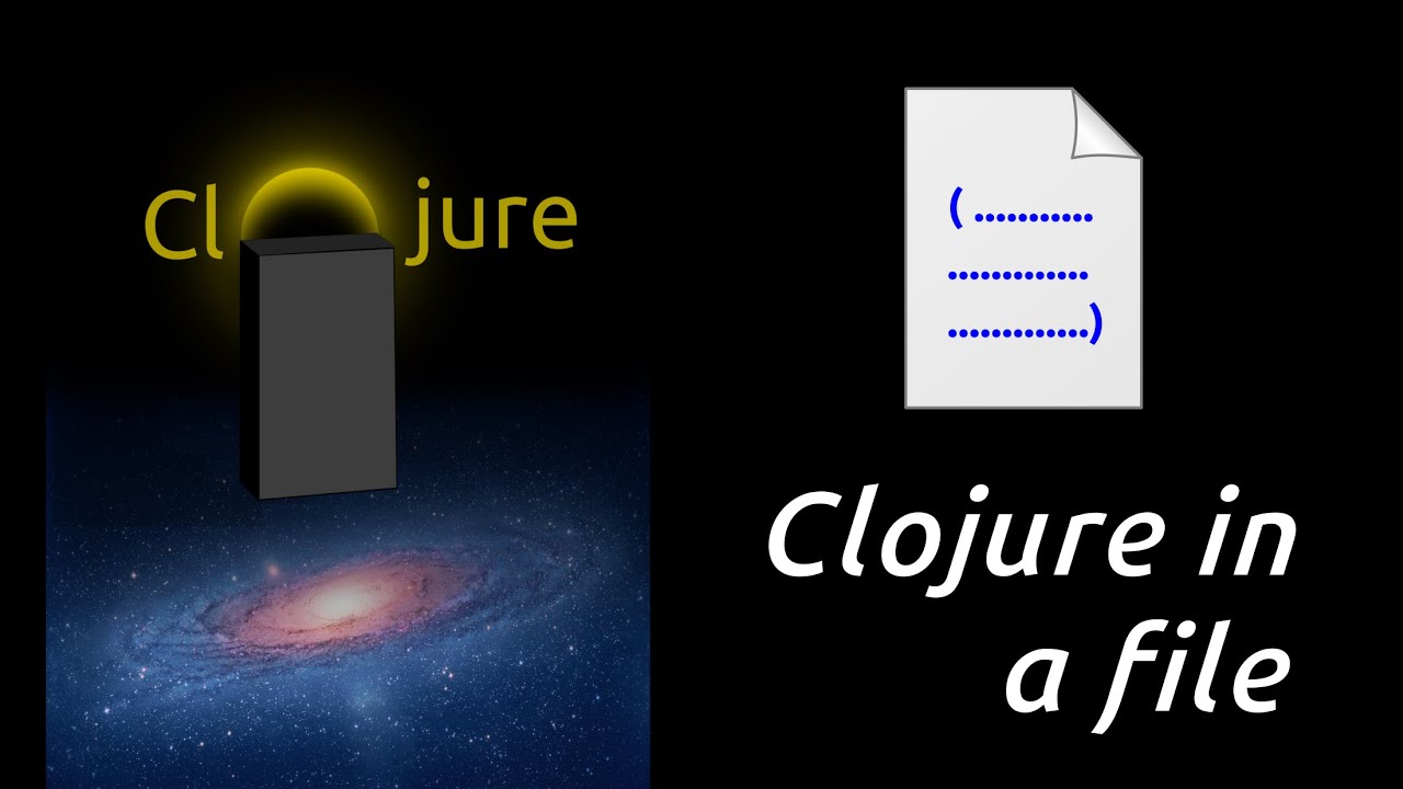 Learn Clojure - Clojure in a file