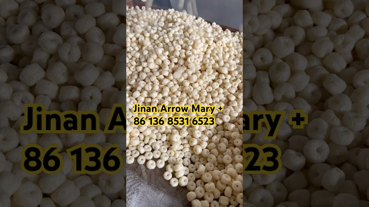 Jinan Arrow Breakfast cereals froot Loops cheerios snacks extrusion machine working well