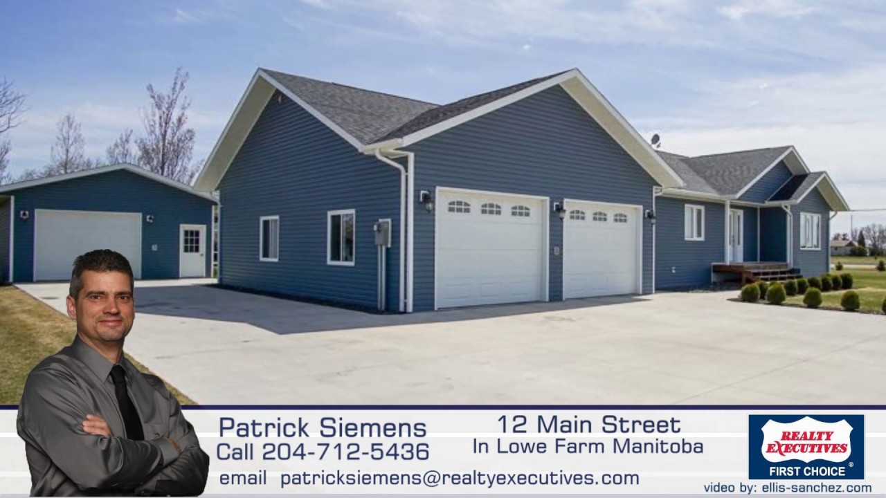 12 Main Street in Lowe Farm Manitoba with Patrick Siemens