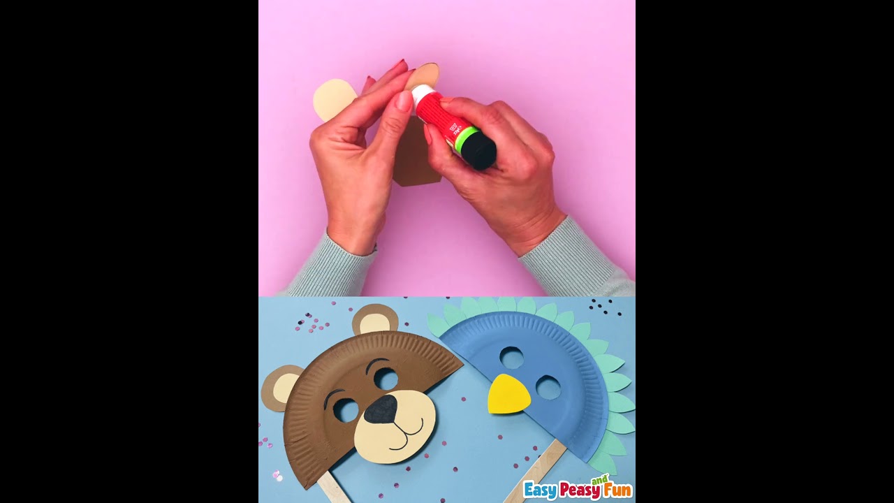 How to Make Paper Plate Masks