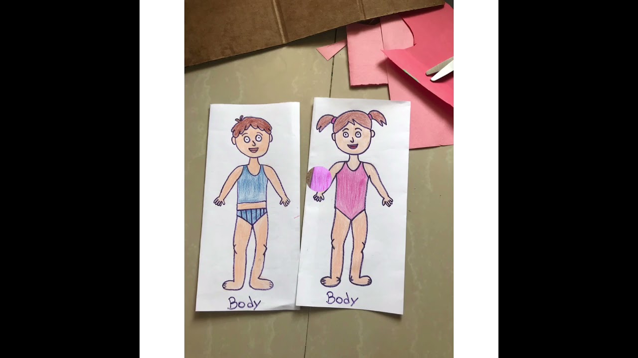 Rompe cabezas del cuerpo humano para niños! Fácil y rápido de hacer