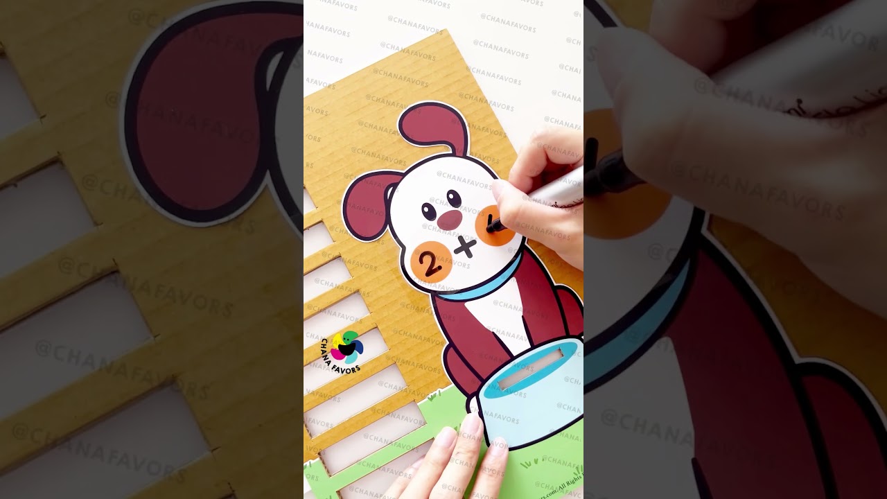 Kids Activity 🧩 | Math Puppy Challenge#printables #chanafavors #kidsactivities #learningthroughplay