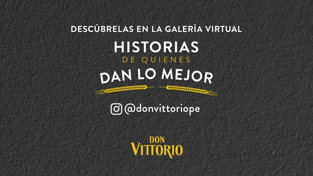 Don Vittorio se suma a contar las historias de quienes dan lo mejor ...