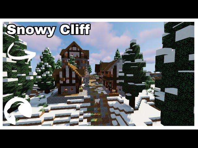 Minecraft Snowy Village - Snowy Cliff Minecraft Map